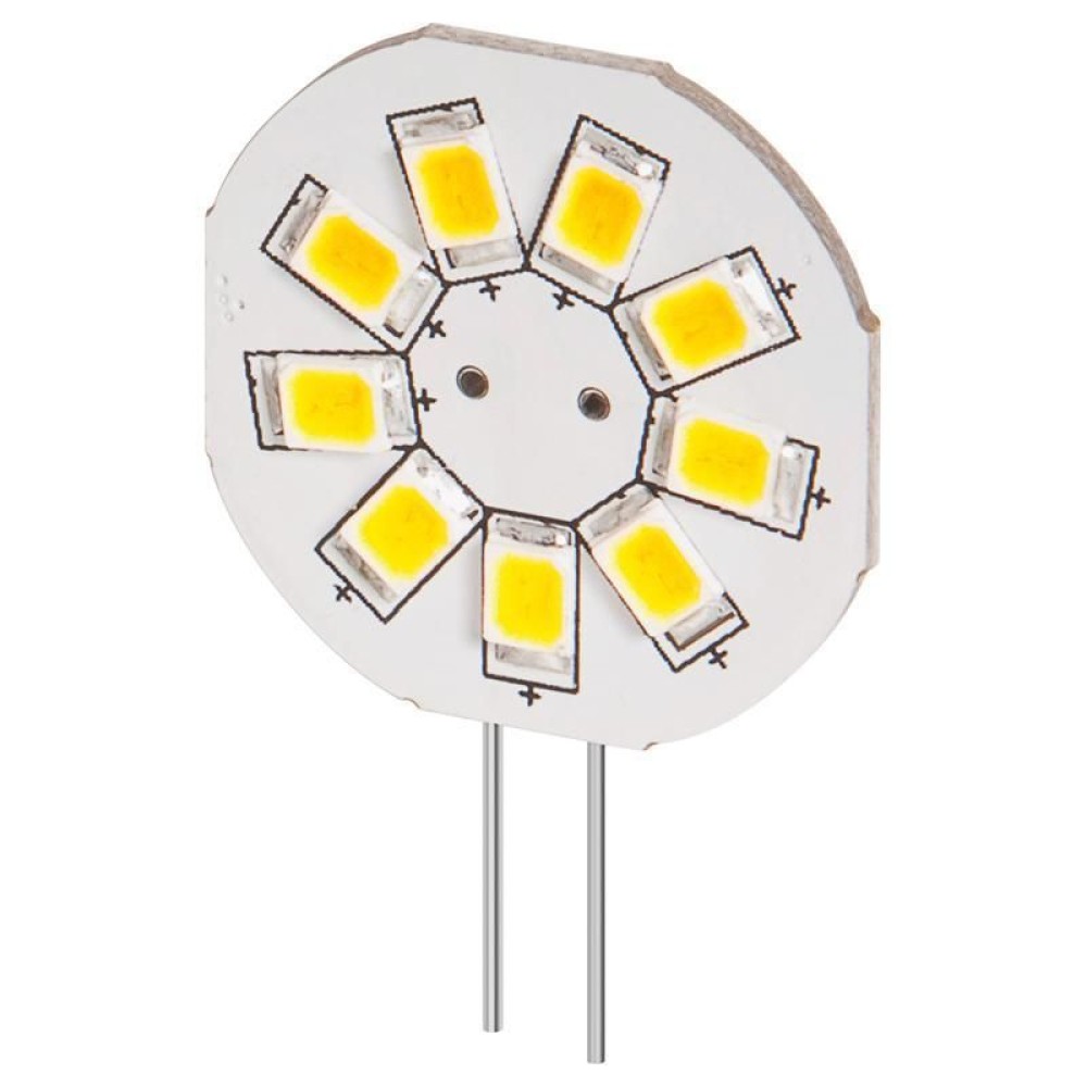Lampada 9 LED SMD G4 5050 1,5W 120 Lumen Bianco Caldo, A++ - GOOBAY