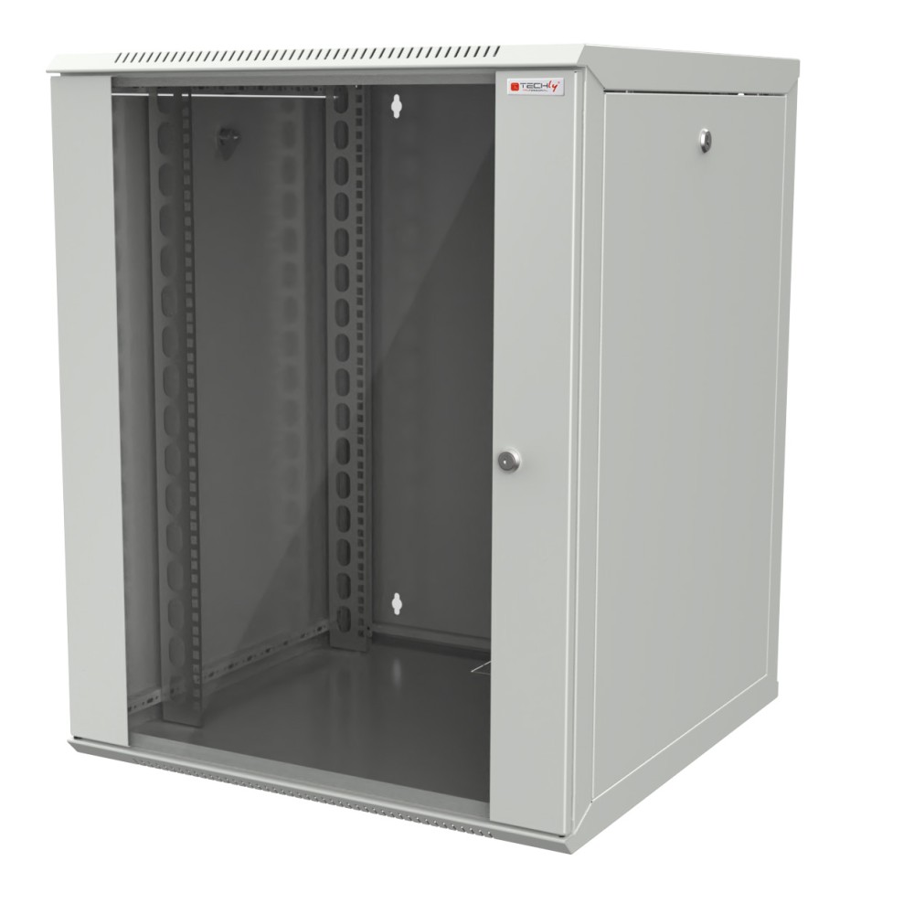 Armadio Rack 19" a muro 20 unità prof.600 Grigio da Assemblare