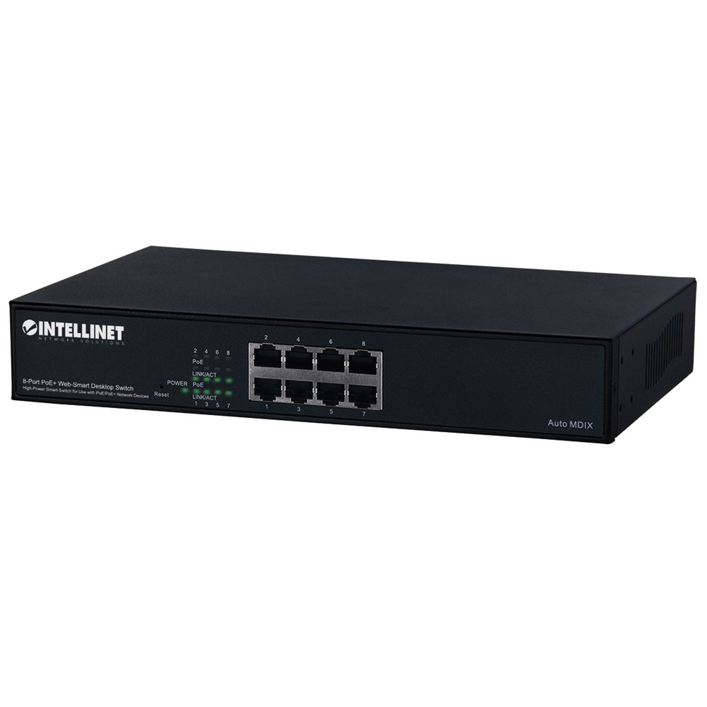 Desktop Web-Smart Switch 8 Porte PoE+ - Power over ethernet - POE ...