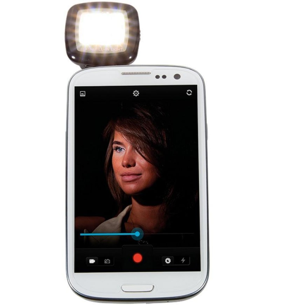 Luce Flash da 3.5" a 16 LED per Smartphone Nero - Supporti e Accessori ...