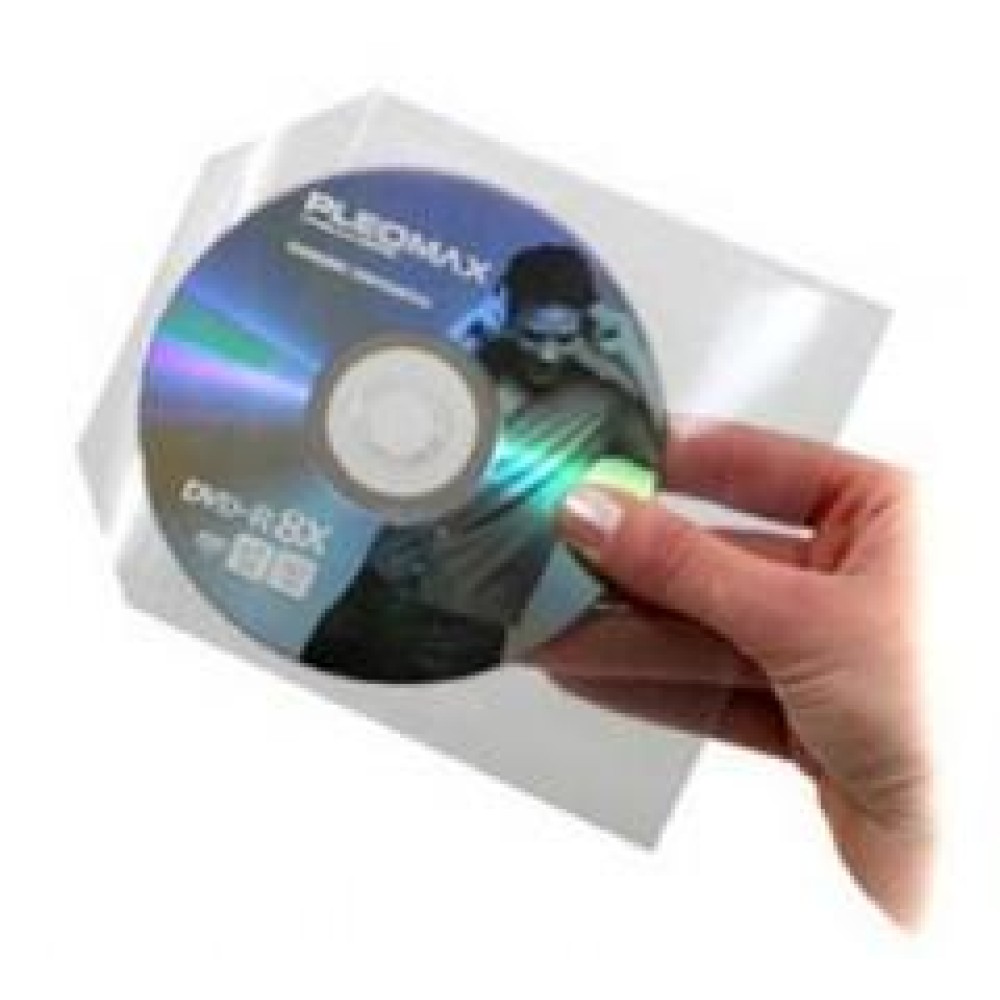 Buste Porta CD/DVD in PPL 100 Micron Con Aletta 100 pz - Porta CD-DVD ...