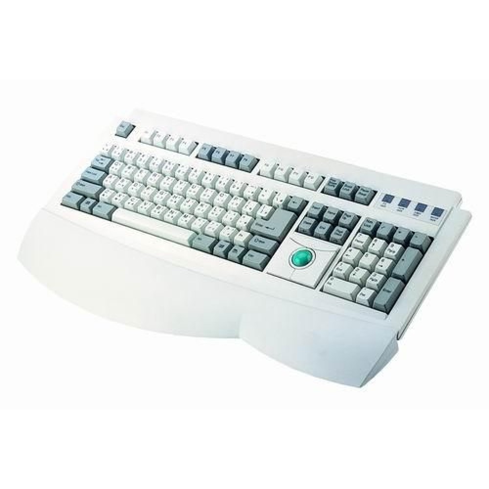 Tastiera USB con Trackball con Layout italiano, col. Beige - Tastiere ...