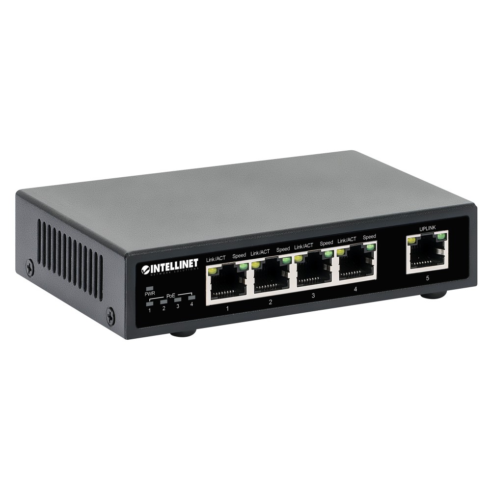 Ethernet Switch Gigabit PoE+ 5 porte - Power over ethernet - POE ...