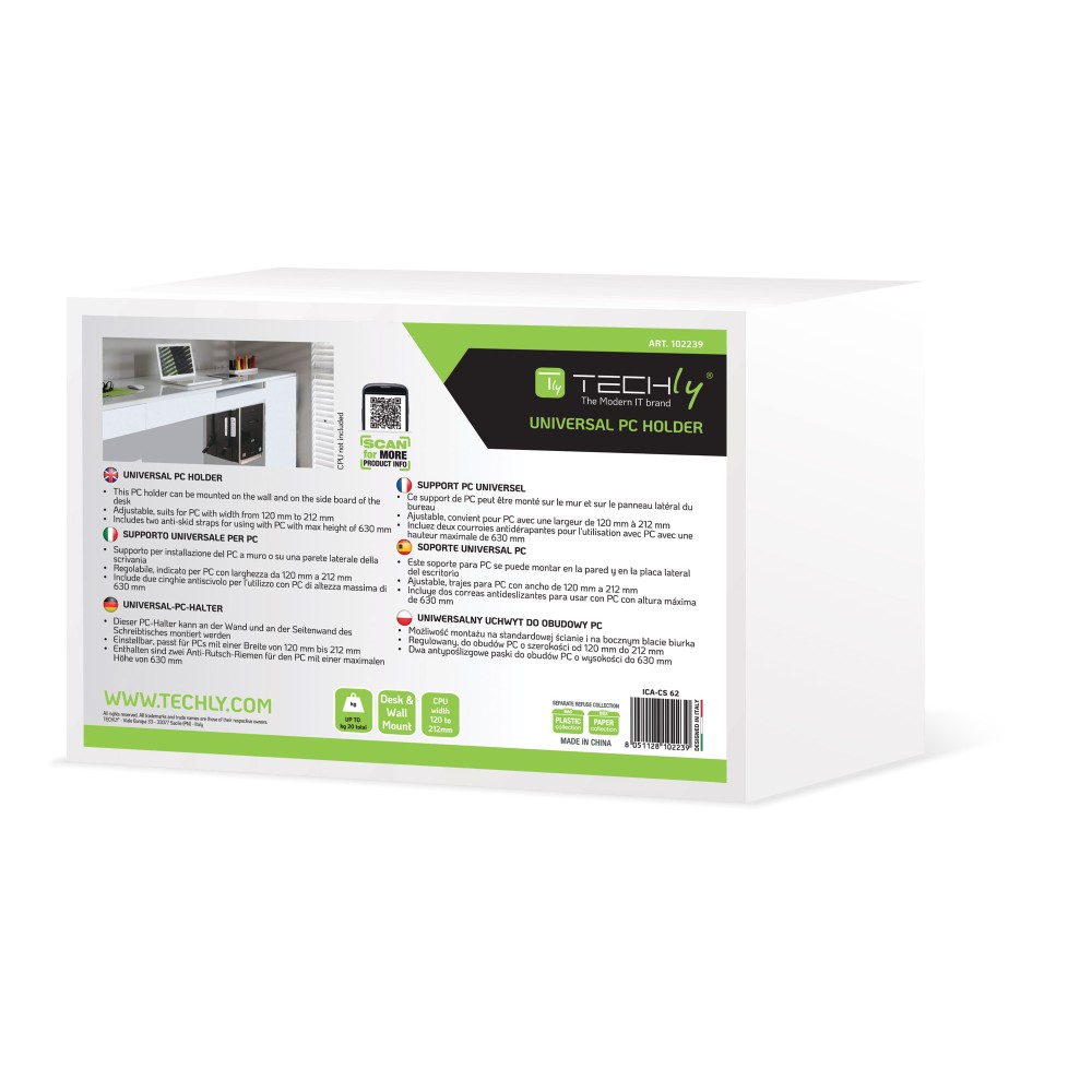 Supporto per PC da muro o parete scrivania - Supporti per Computer ...