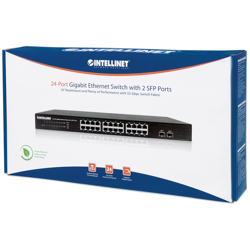 Switch Gigabit Ethernet 24 Porte + 2 Porte SFP - Switch - Switch e ...