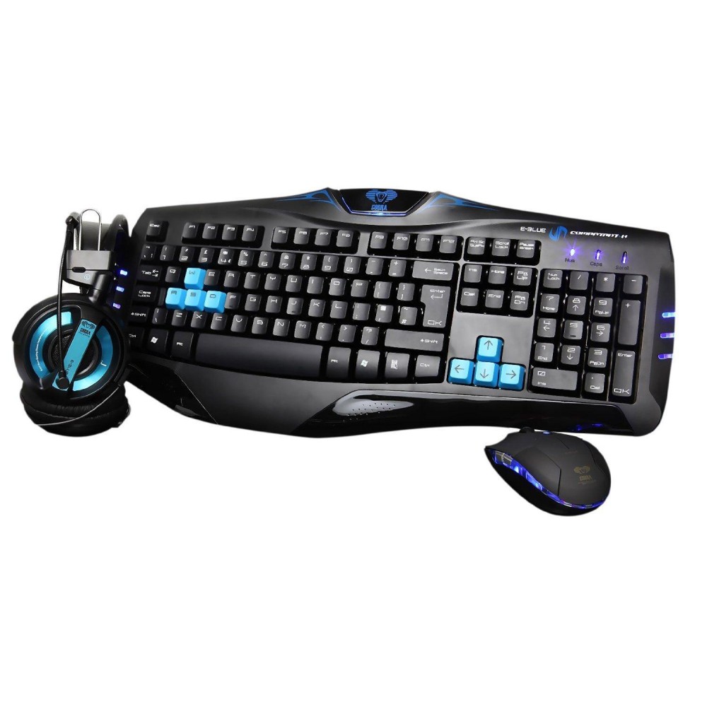 Kit Gaming Tastiera Mouse Cuffie EKM806BLUS-IU - vendita online su ...