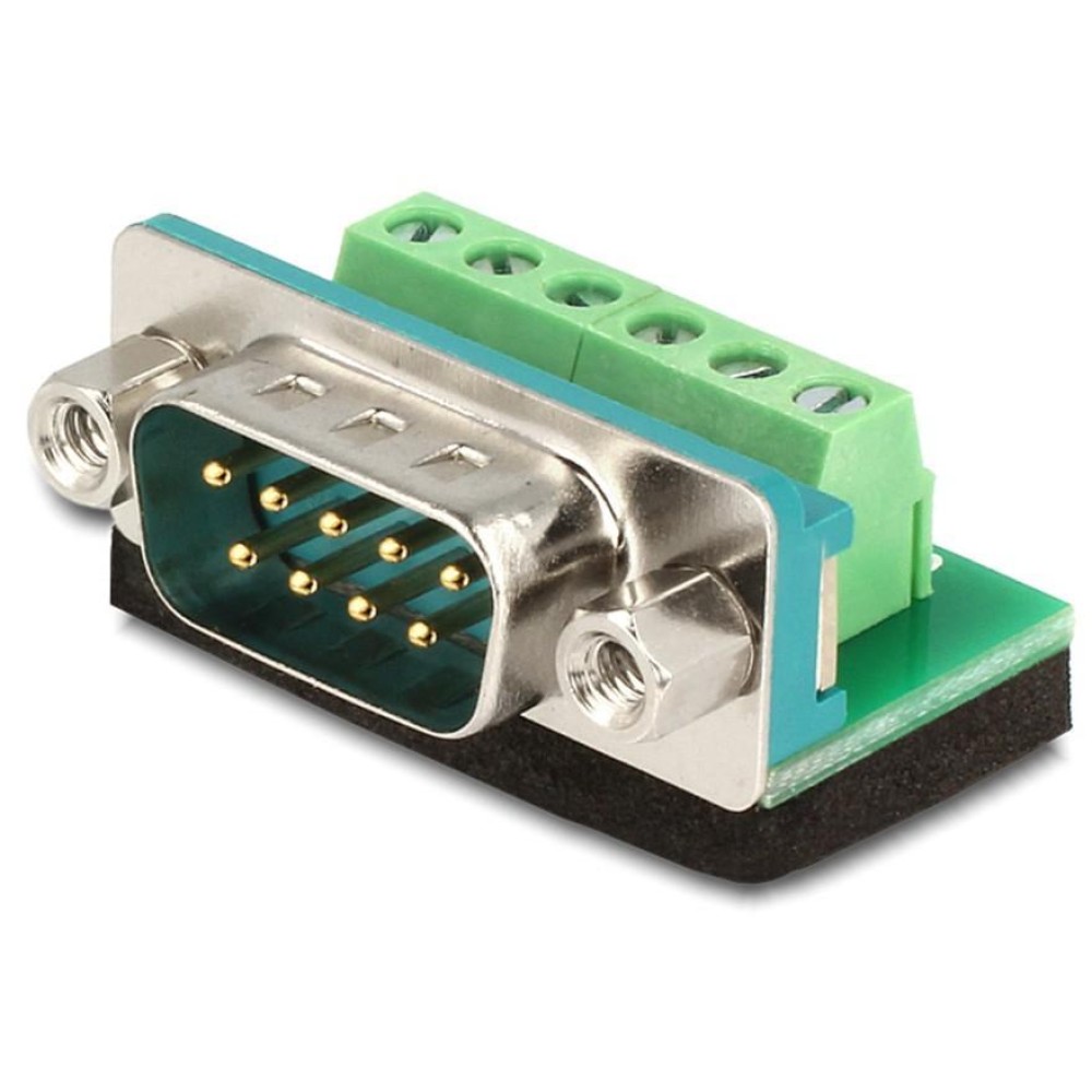 Adattatore DB9 pin Maschio Terminal Block 6 pin - DELOCK - IADAP TB6 ...