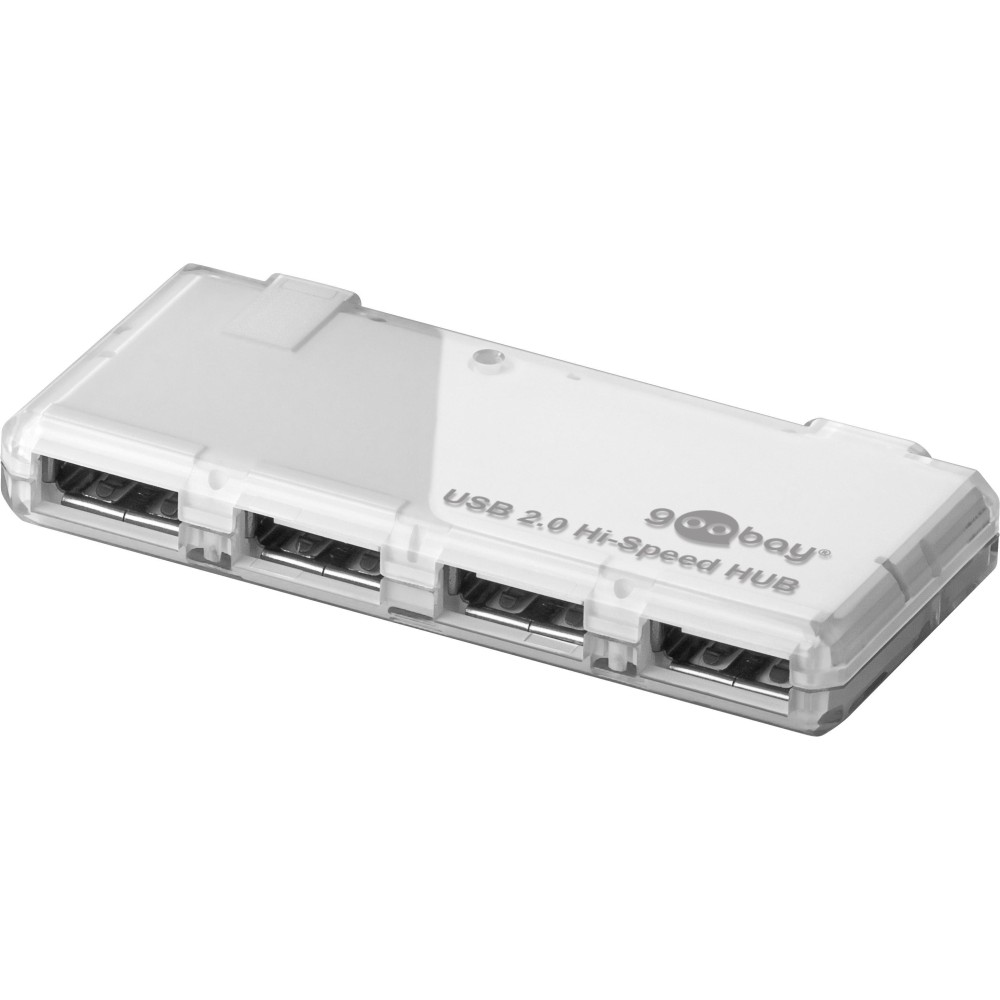 Mini Hub USB 2.0 4 Porte Bianco - GOOBAY - IUSB2-HUB4-WH - vendita ...