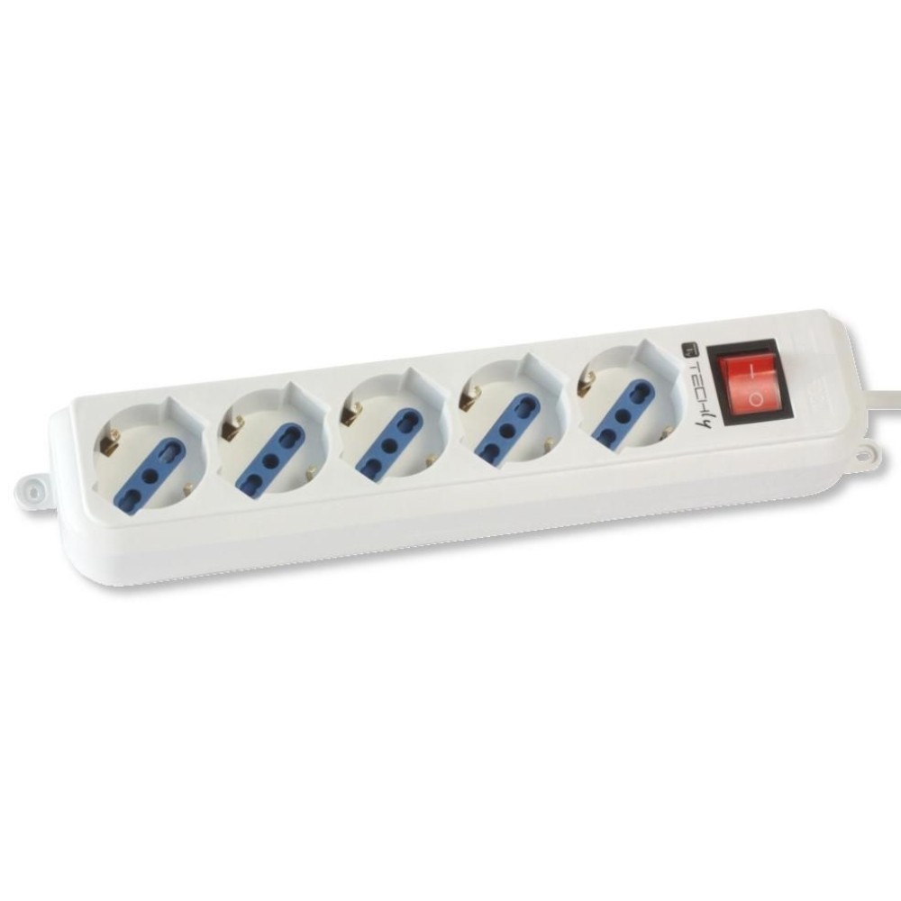 Power Strip 5 Italian / Schuko - Multiple Sockets - Power - Cables and ...