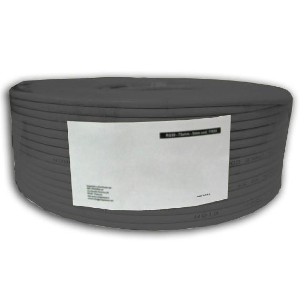 U/UTP Roll Cable Cat.6 CCA 100m Stranded Outdoor Black - Network Cable ...