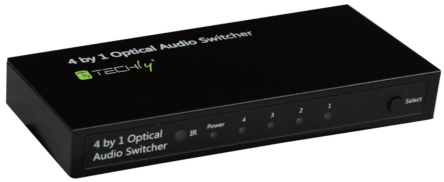 Switch Audio Toslink 4 ports with IR Remote Control - Audio Video ...