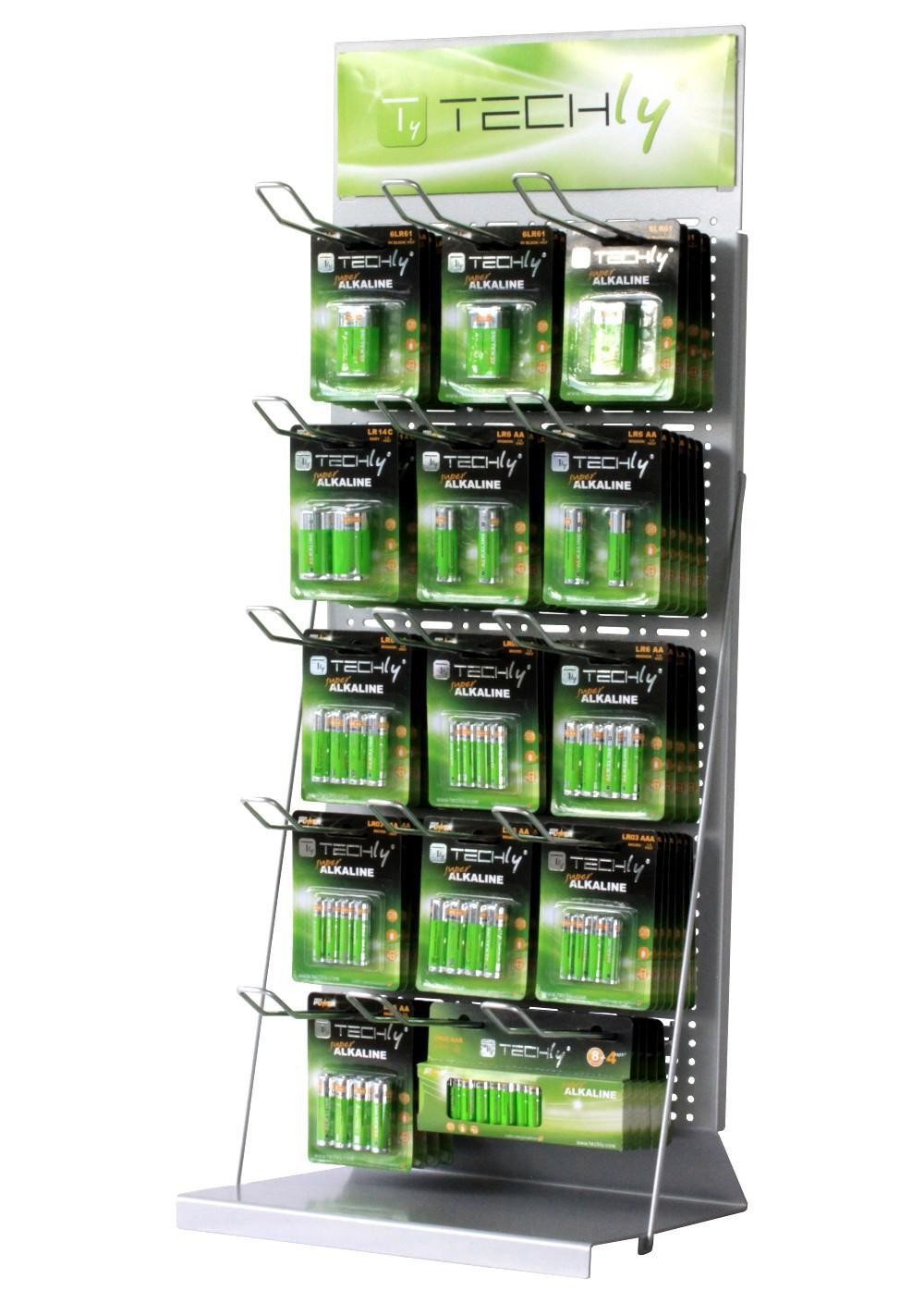 Desk Exhibitor Stand for Batteries 80cm - Battery Accessories ...