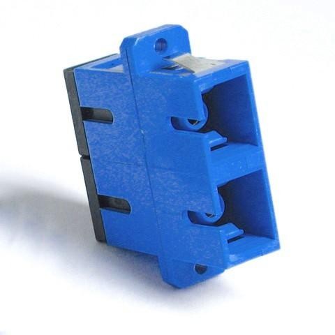 SC / SC Duplex Singlemode Socket Adapter - Optic Fiber Connector ...
