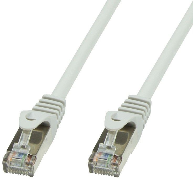 Copper Patch Cable Cat.6 Grey SFTP LSZH 3m - Patch cables Category 6 - Network Cables - Networking