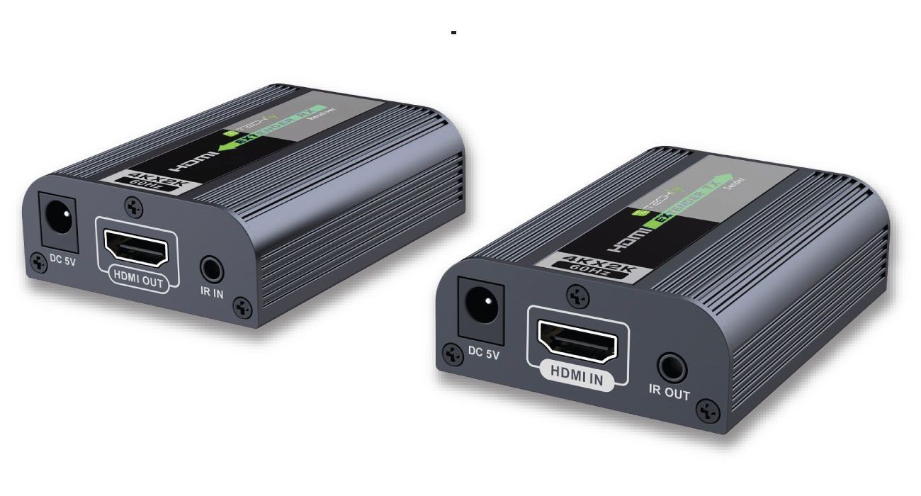 Extender 4K UHD 3D up to 60m by Cat.6/6A/7 cable - Audio Video Extender ...