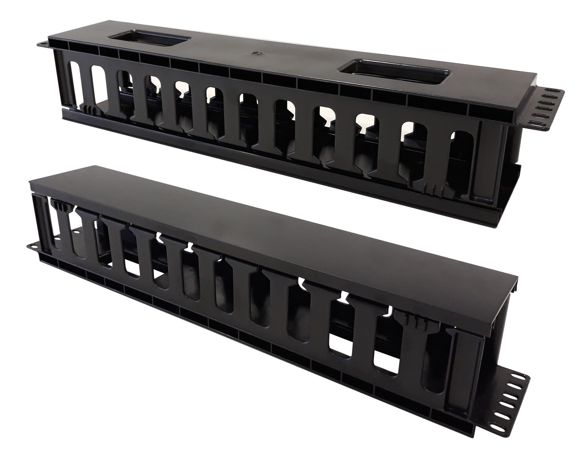 Cable Entry Panel 19" 2U with Cover - Rack Cabinets Accessories - Rack ...