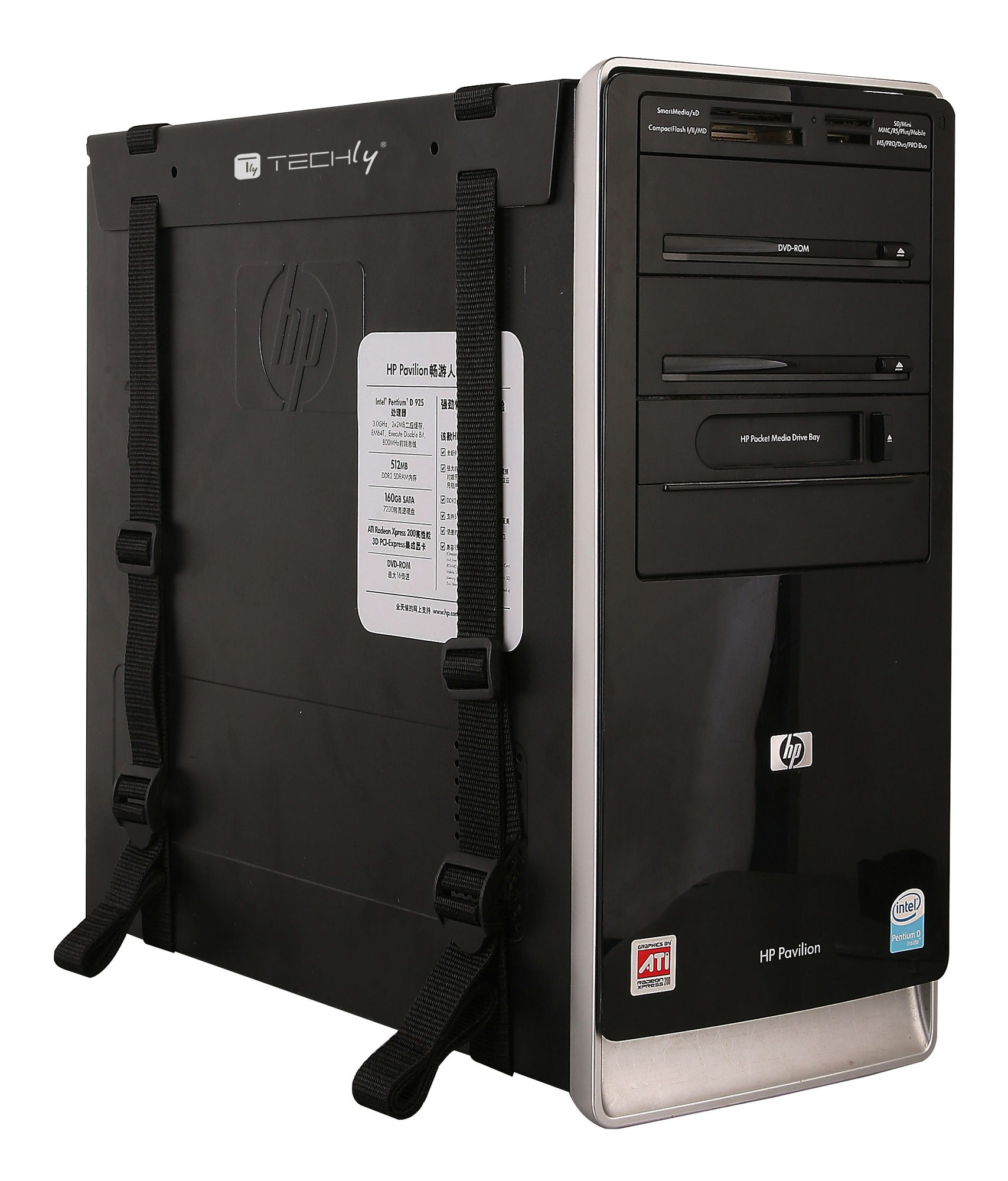 Under-desk PC holder - Computer Tower Stands - TV Mounts