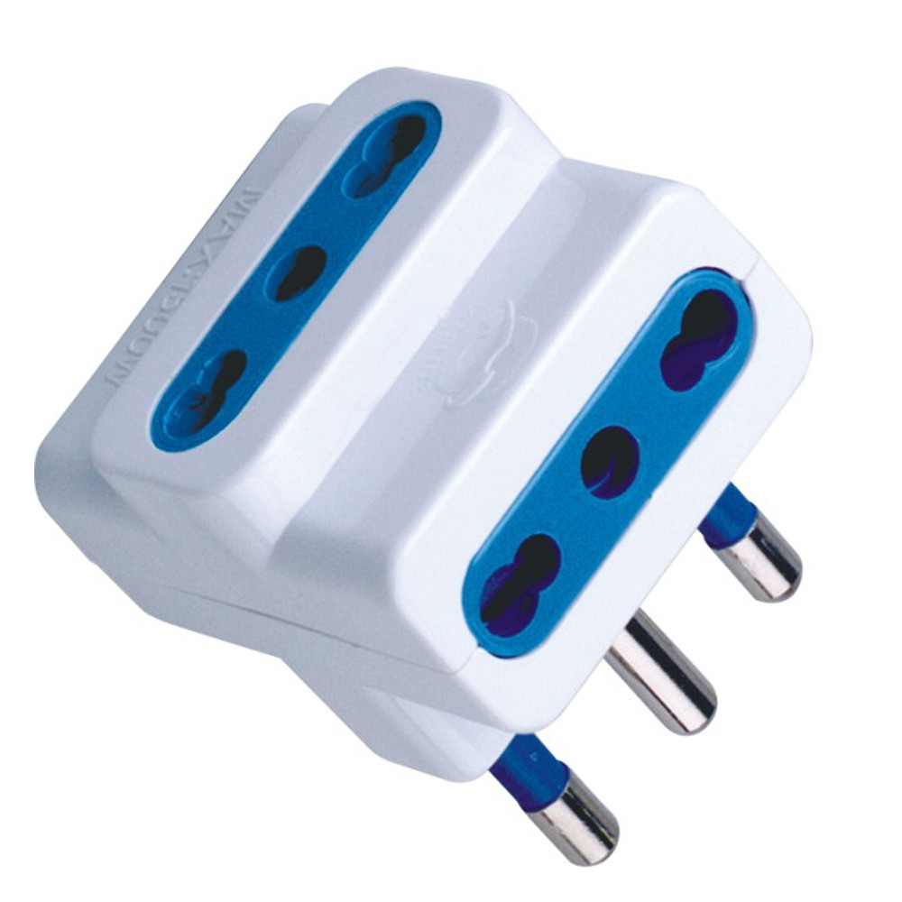 Triple Adapter Plug 16A White - Electrical connectors - Power Cables ...