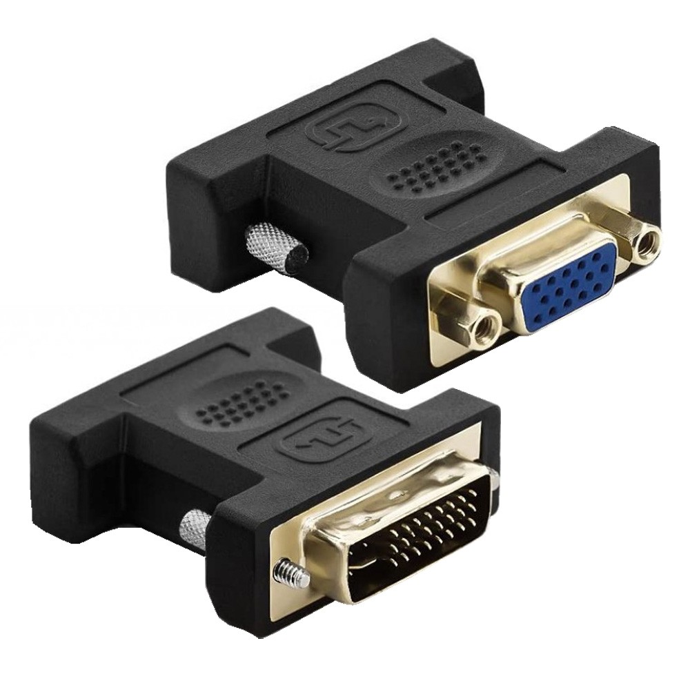 DVI-I Male to VGA Female Analog Video Adapter - DVI Adapters - Video ...