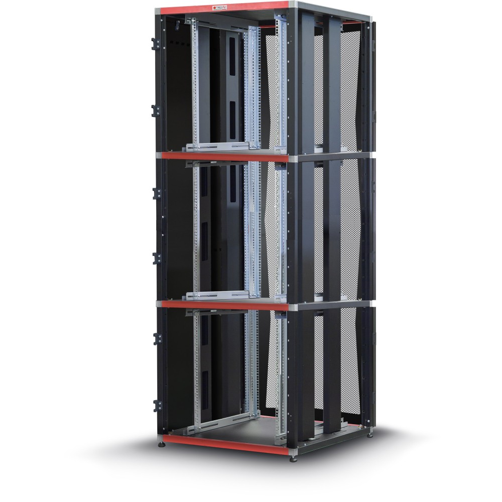 Server Rack 19" Black 800x1000 3x13 Unit MultiSPACE series