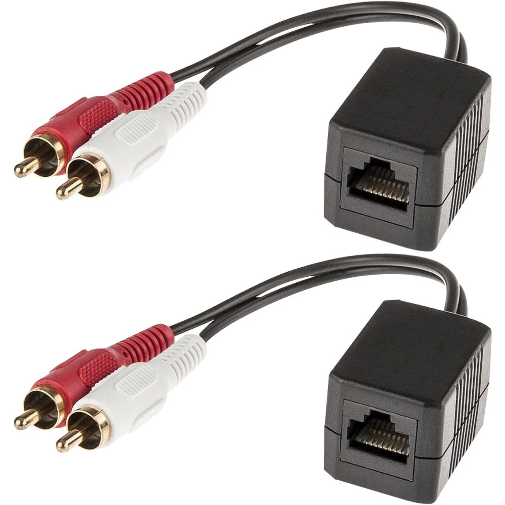Audio Extender Converter RCA RJ45 Cat.5