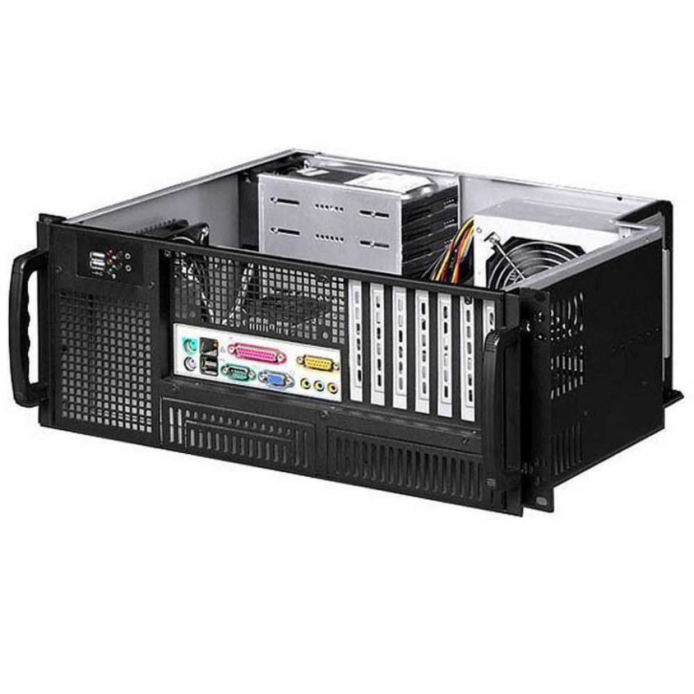 Chassis Industrial Rack 19"/Desktop 4U Ultra Compact Black - PC Cases ...