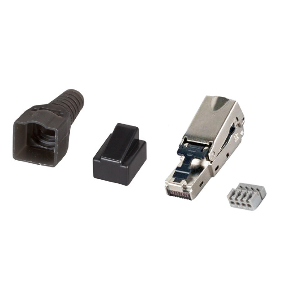 STP Cat.6A RJ45 Modular Plug Toolless - Plug RJ45 - Passive Components ...