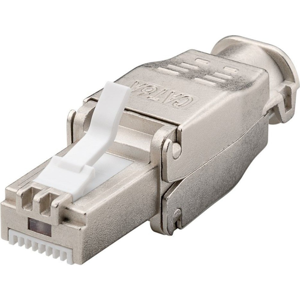 Tool-free RJ45 network connector CAT 6A STP shielded - Plug RJ45 ...