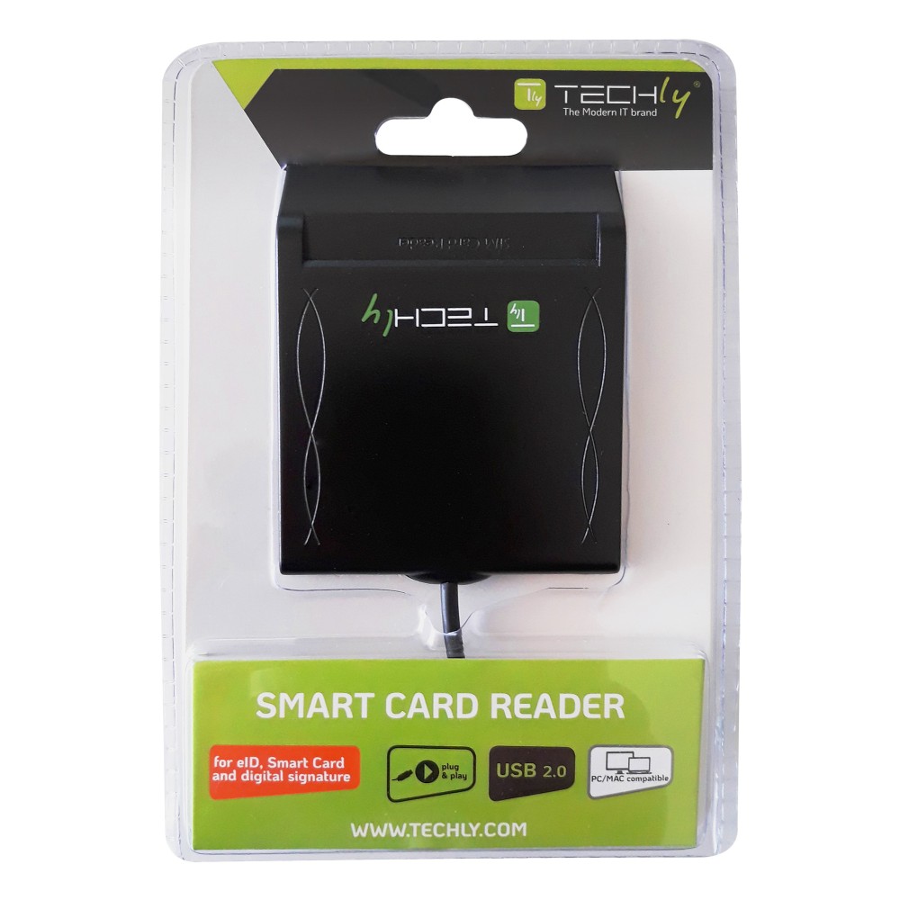 Compact Smart Card Reader/Writer USB2.0 Black - Memory Card Readers ...