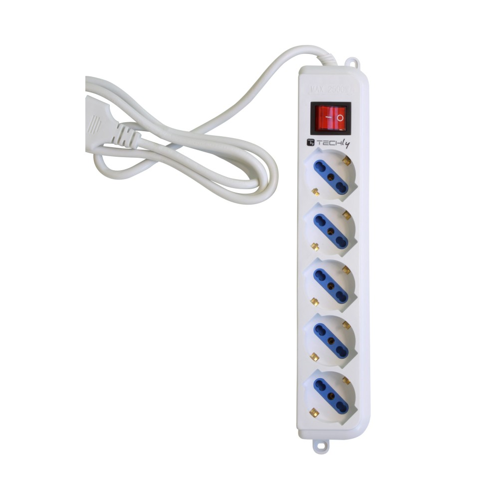 Power Strip 5 Italian / Schuko - Multiple Sockets - Power - Cables and ...